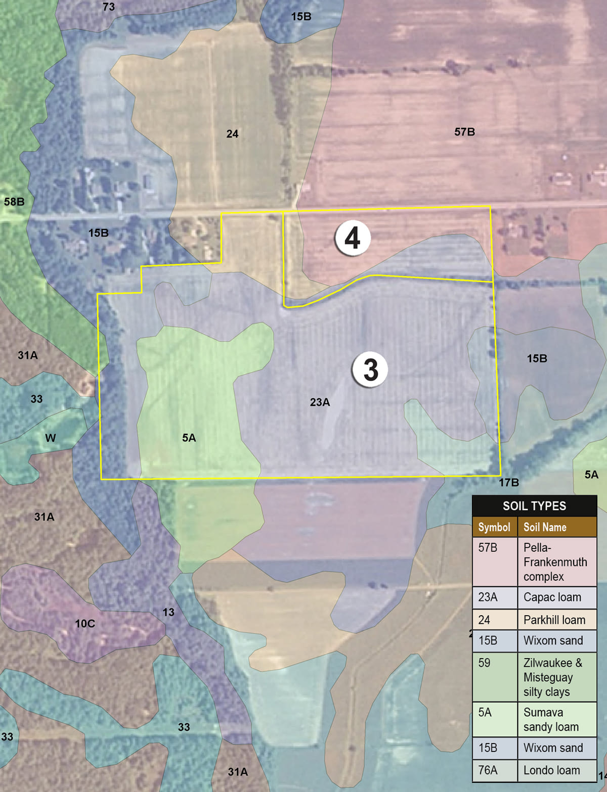 323+/- Acres Offered in 7 Tracts with 282+/- FSA Tillable Acres ...