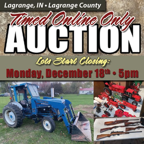 PERSONAL PROPERTY AUCTION - TIMED ONLINE ONLY PERSONAL PROPERTY AUCTION ...